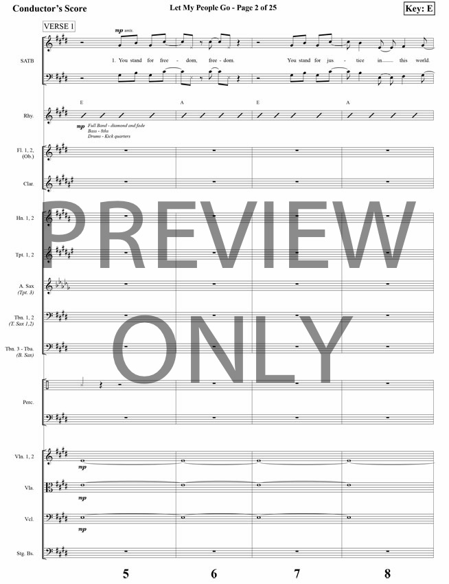 Let My People Go Lead Sheet Lyrics And Chords Matt Redman Christian Song Charts