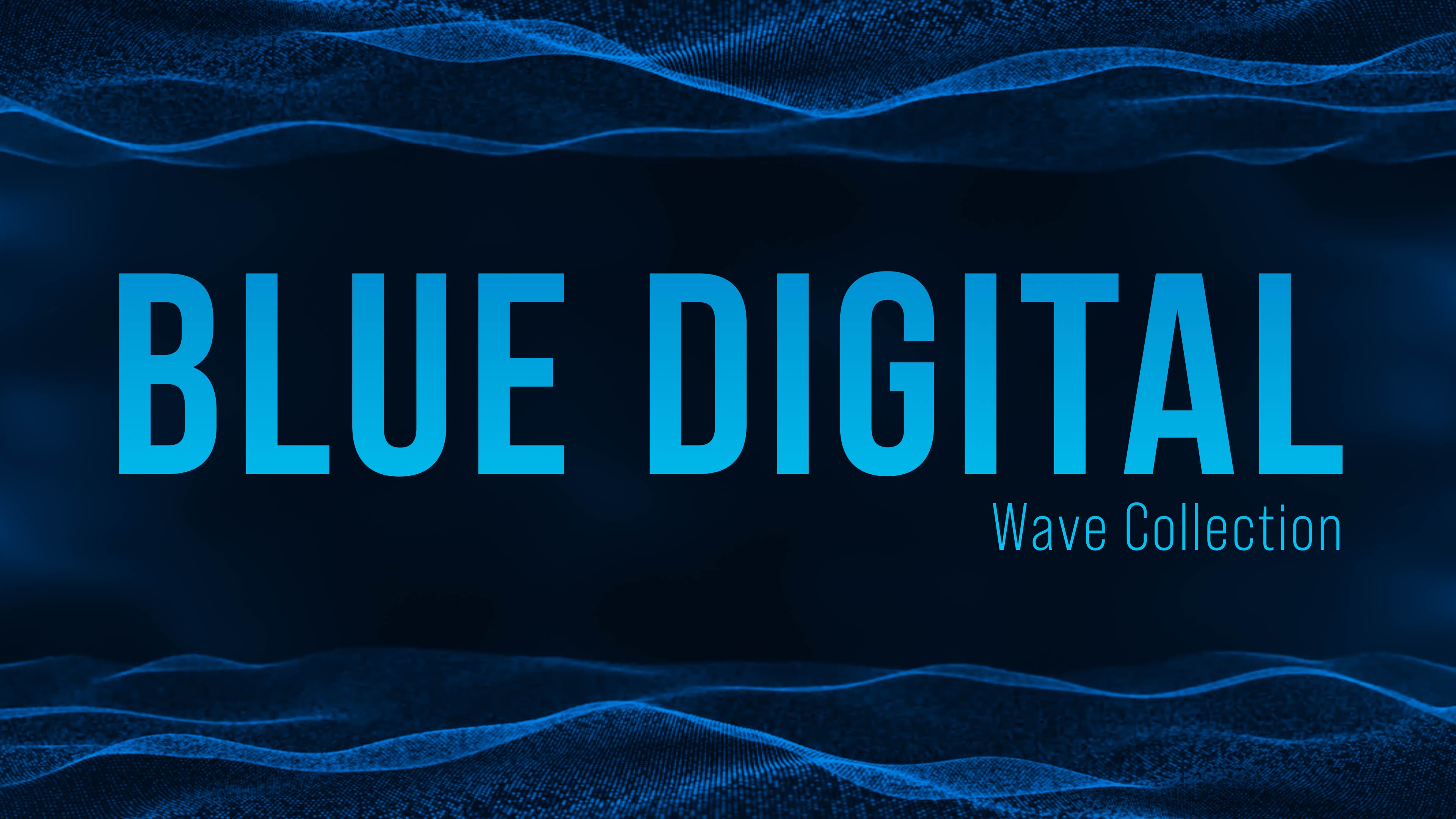 Blue Digital Wave Background | Now i See Media | WorshipHouse Media