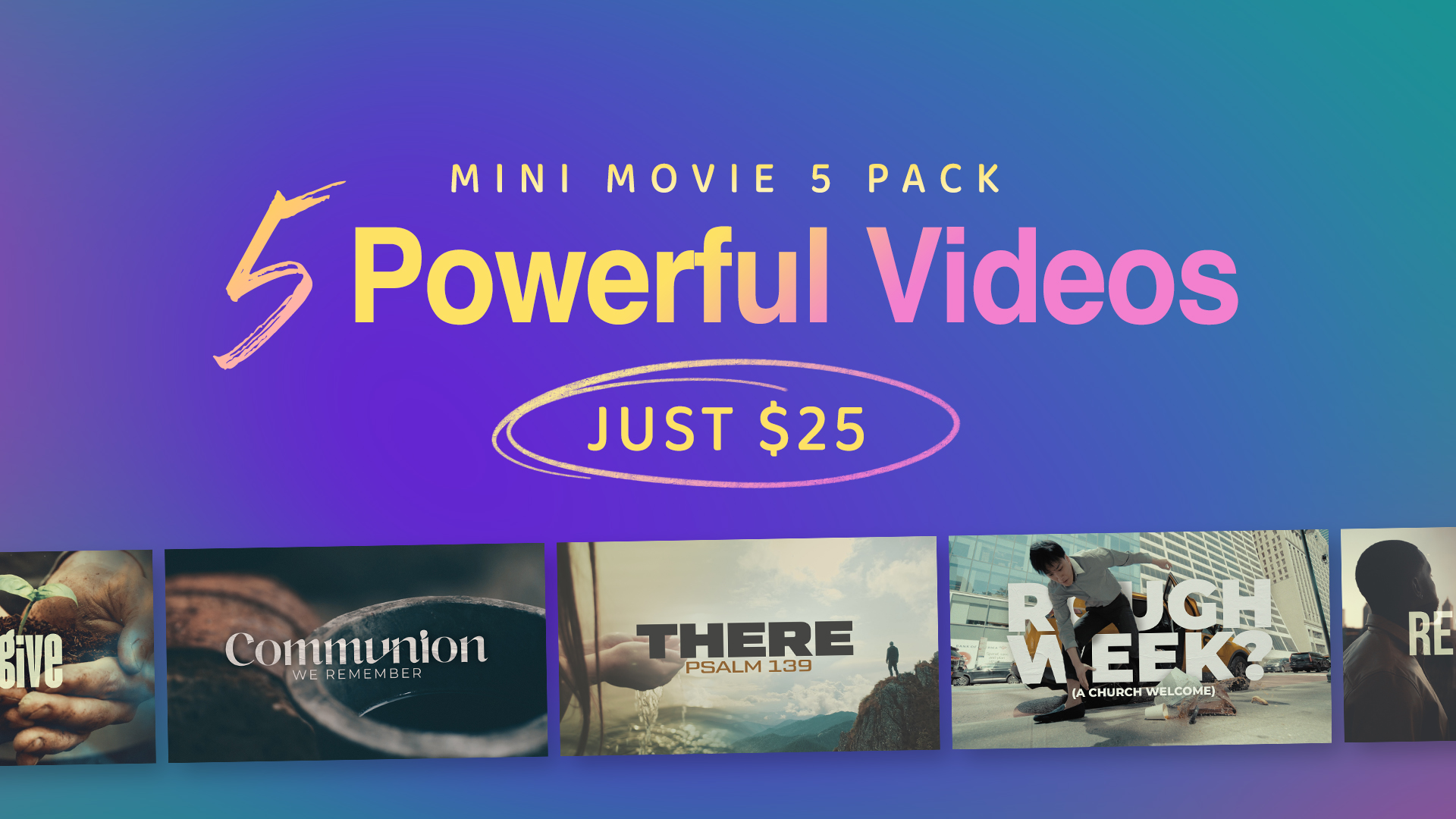 Mini Movie 5 Pack | Freebridge Media | WorshipHouse Media