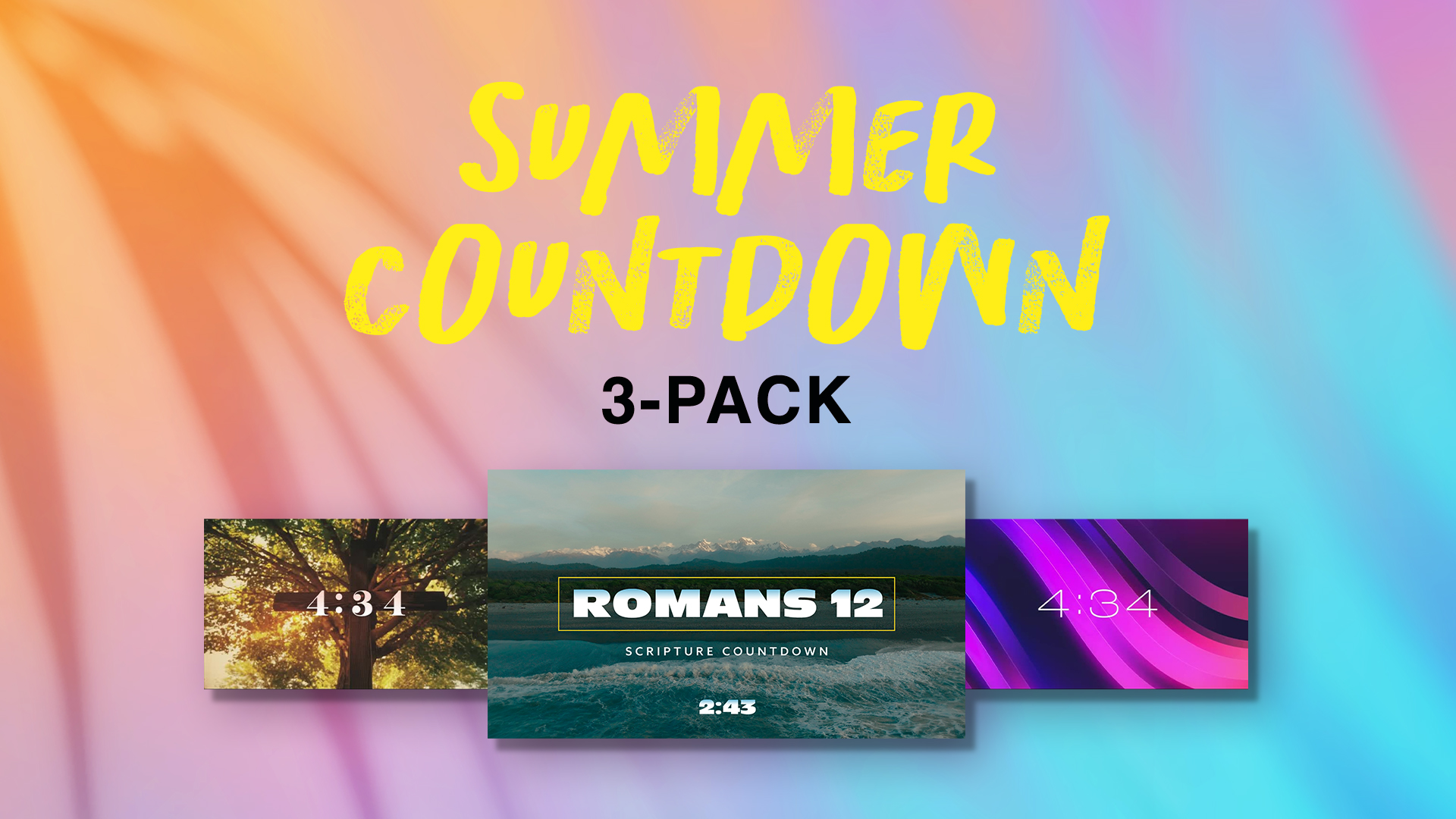 Summer Countdown Three-Pack | Shift Worship | WorshipHouse Media