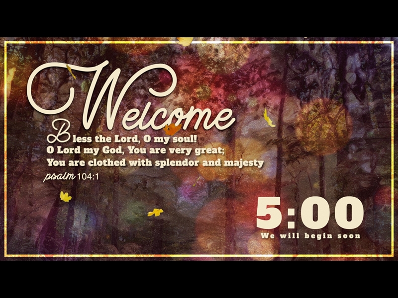 Autumn Leaves Painted Countdown | Beamer Films | WorshipHouse Media