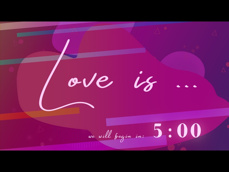 Love Is...Countdown | Beamer Films | WorshipHouse Media