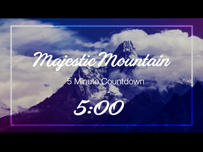 Majestic Mountain Countdown | Beamer Films | WorshipHouse Media