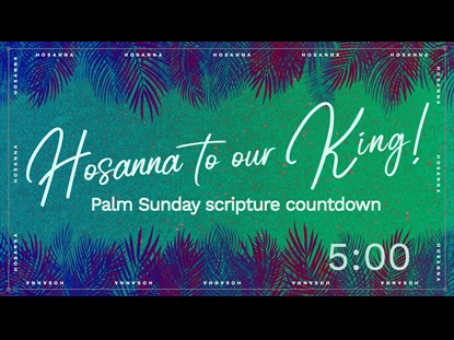 palm sunday scripture