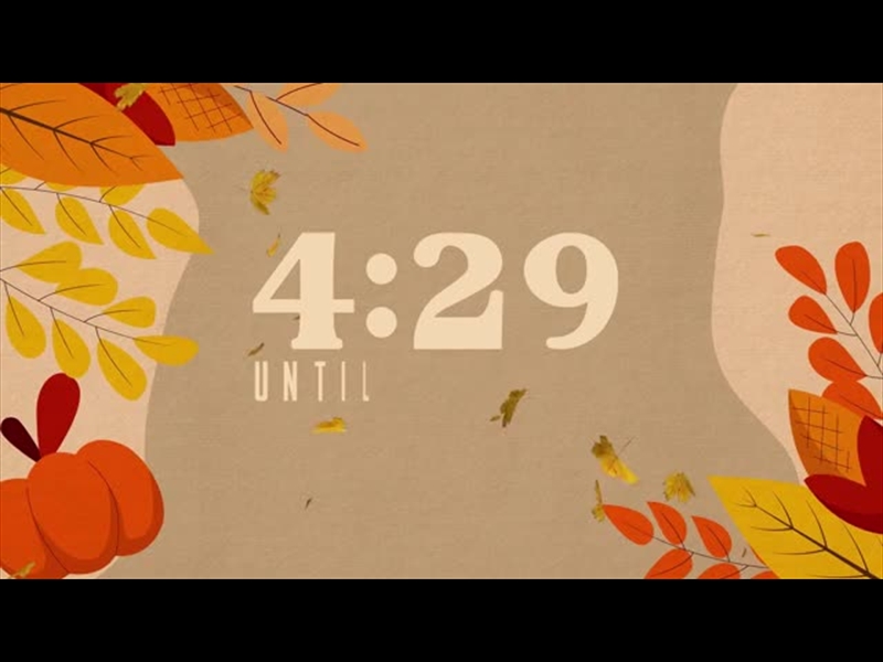 Fall Volume Two: 5 Minute Countdown | Church Visuals | WorshipHouse Media