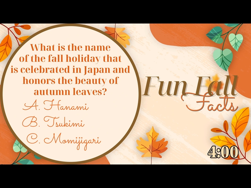 Fun Fall Facts: Countdown | Church Visuals | WorshipHouse Media