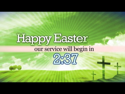 Happy Easter Countdown | Church Visuals | WorshipHouse Media