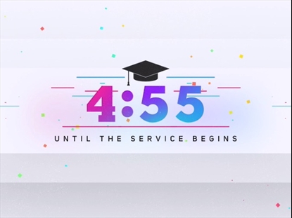 Colorful Graduation Countdown | Centerline New Media | Playback Media Store