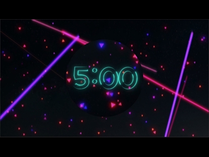 Neon Glow Countdown | Centerline New Media | Playback Media Store