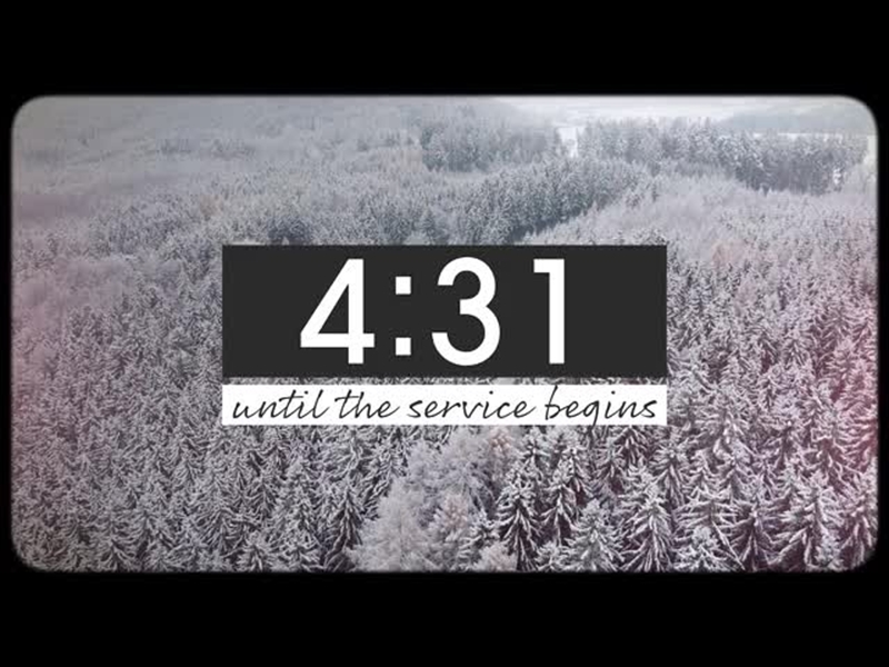 Retro Winter Countdown | Centerline New Media | Playback Media Store