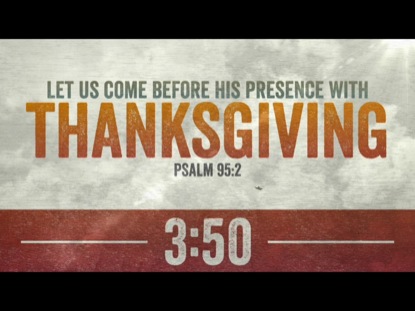 Thanksgiving Clouds Verses Countdown | Centerline New Media | WorshipHouse Media