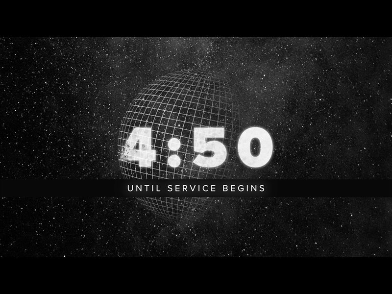 Modern Black And White Countdown | Colton Holmes | WorshipHouse Media