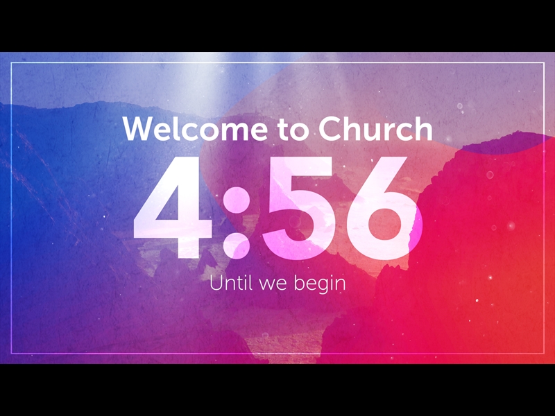 Blue And Red Countdown | Floodgate Productions | WorshipHouse Media