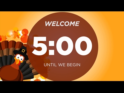 Five Minute Countdown Thanksgiving Turkey Option 2 | Church Fuel ...