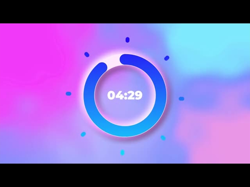 Five Minute Blue And Purple Countdown | Church Fuel | WorshipHouse Media