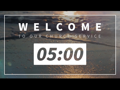 Five Minute Church Countdown - Waves On The Shore | Church Fuel ...