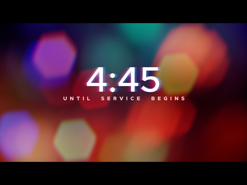 Defocus Countdown | Life Scribe Media | WorshipHouse Media