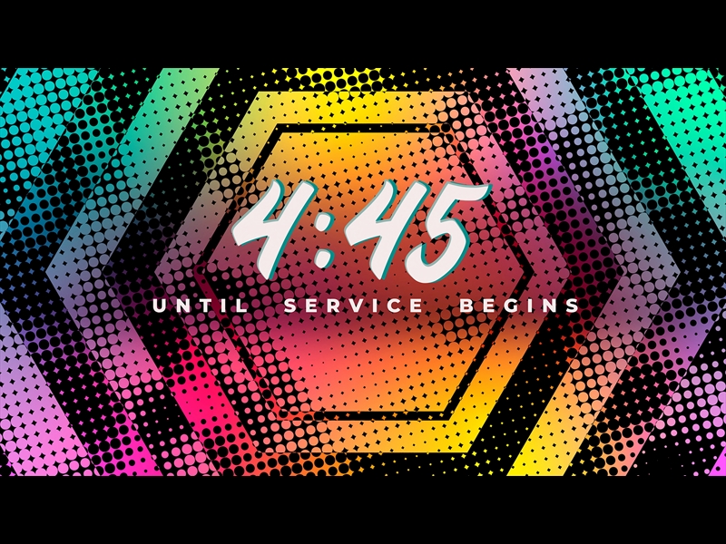 Halftones Gradient Countdown | Life Scribe Media | WorshipHouse Media