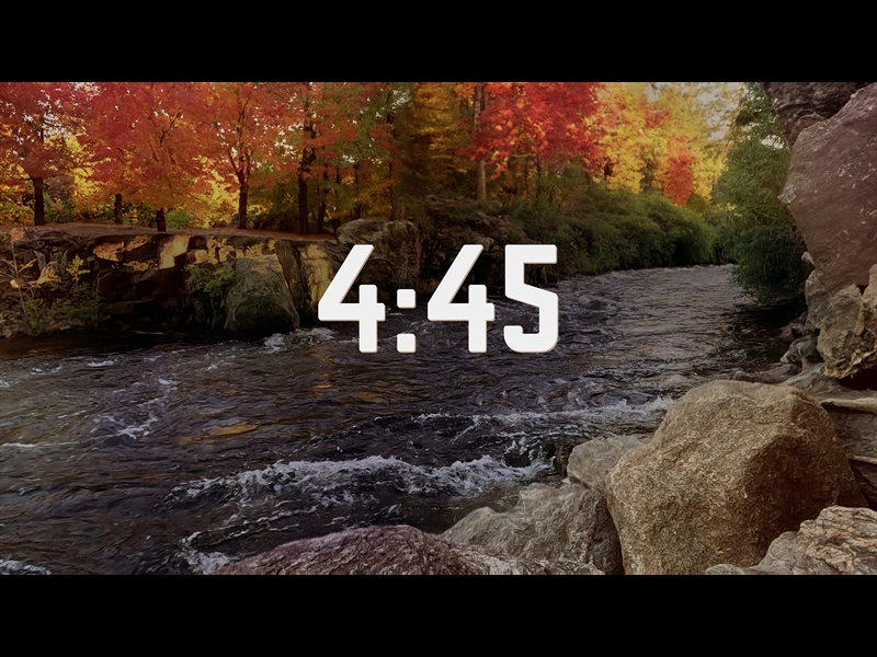 Northwest Fall Minimal Countdown | Life Scribe Media | WorshipHouse Media