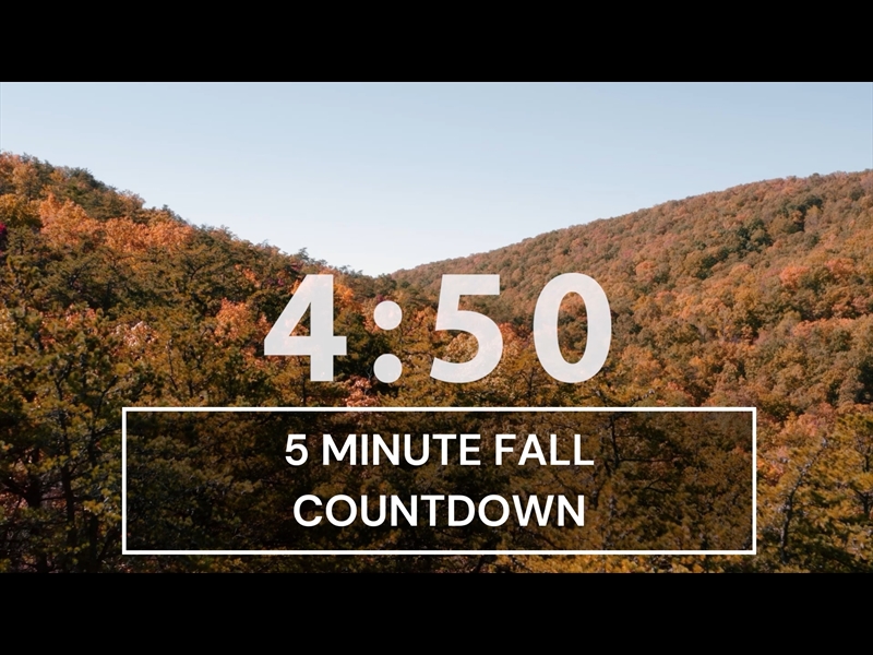5 Minute Countdown Timer - Cozy Fall Vibes | Matt Craig | WorshipHouse ...