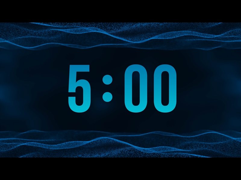 Blue Digital Wave Countdown | Now i See Media | WorshipHouse Media