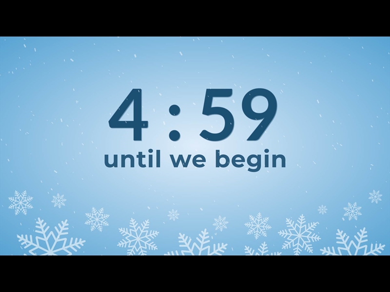 Winter Wonderland Countdown | Now i See Media | WorshipHouse Media