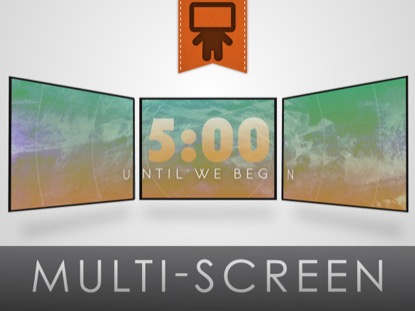 Transformed Water Countdown Motion Triple Wide | Playback Media ...