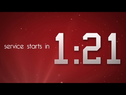Red Welcome Countdown | Social Light Multimedia | WorshipHouse Media