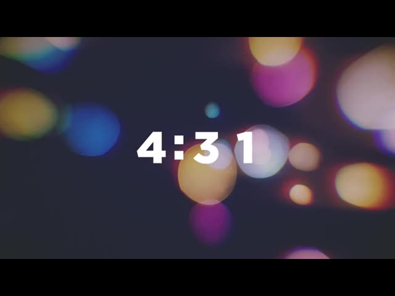Blissful Bokeh Countdown | Shift Worship | WorshipHouse Media