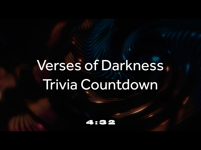 Dark Strings Trivia Countdown | Shift Worship | WorshipHouse Media