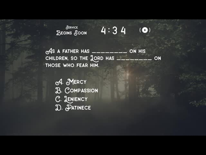 Lumberjack Dad Trivia Countdown | Shift Worship | Playback Media Store