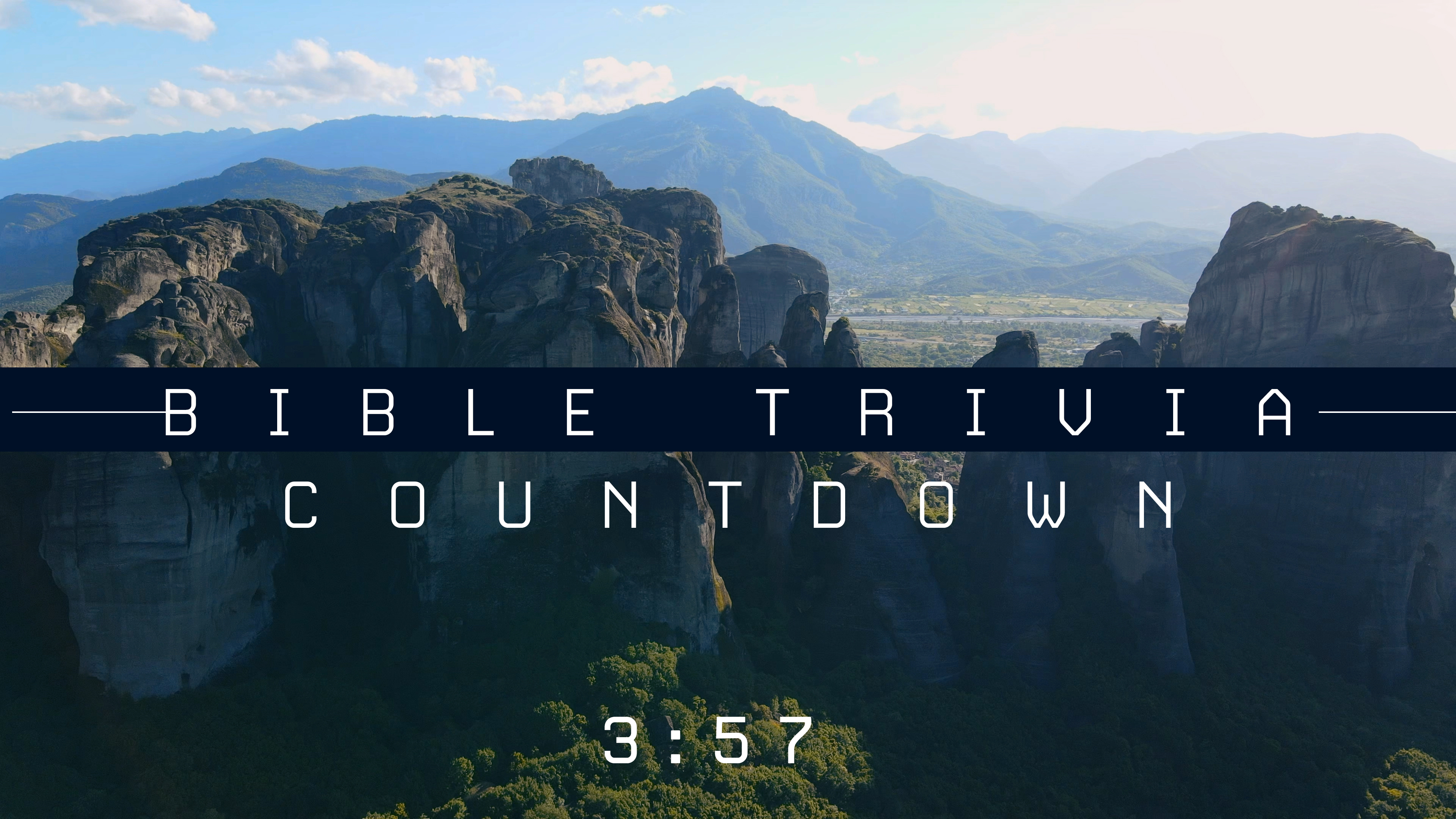 Meteora Bible Trivia Countdown | Shift Worship | Playback Media Store
