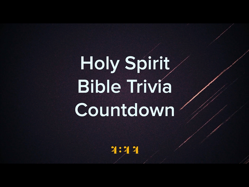 Pentecost Power Trivia Countdown | Shift Worship | Playback Media Store