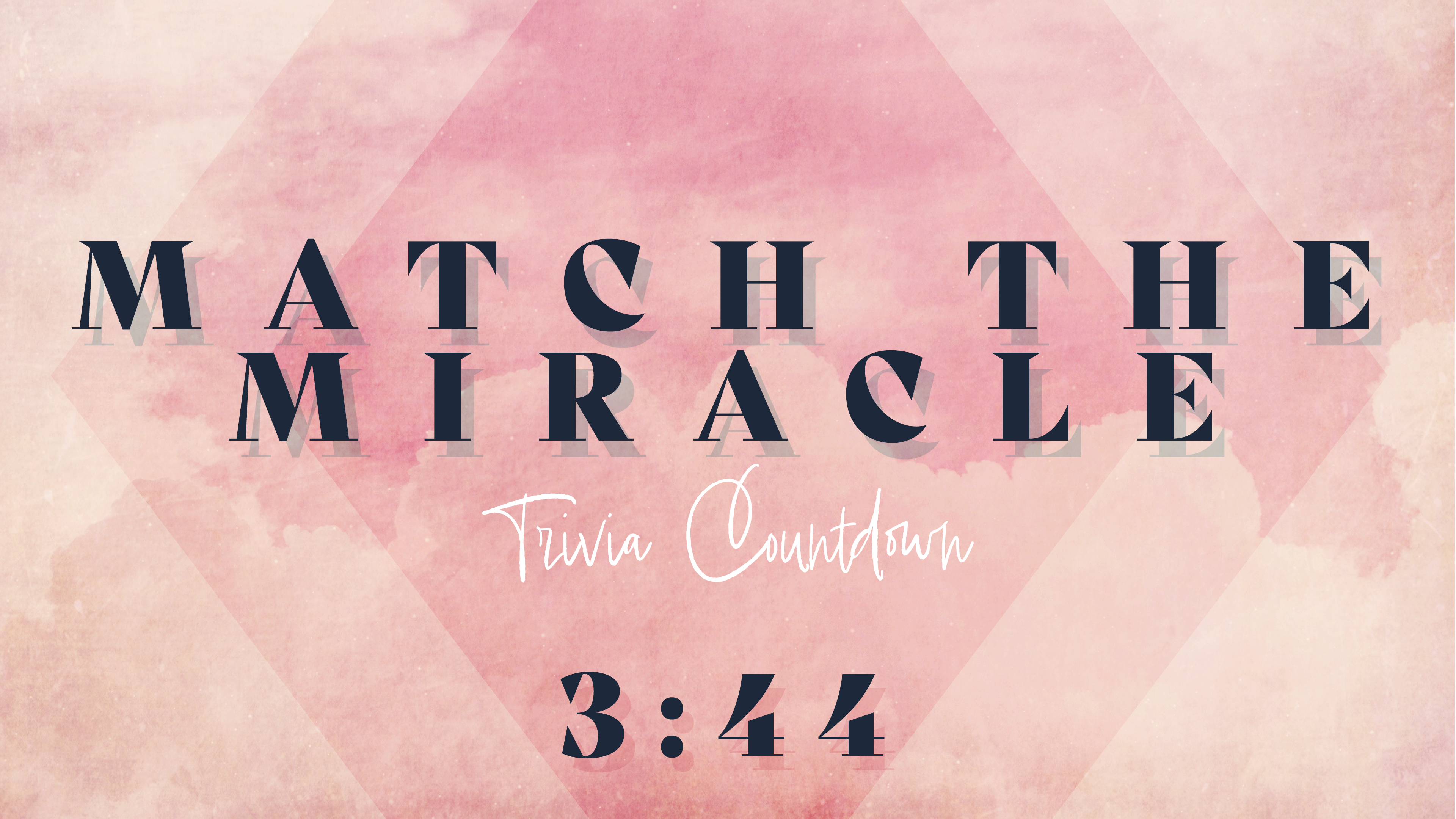 Match The Miracle Trivia Countdown | Shift Worship | Playback Media Store