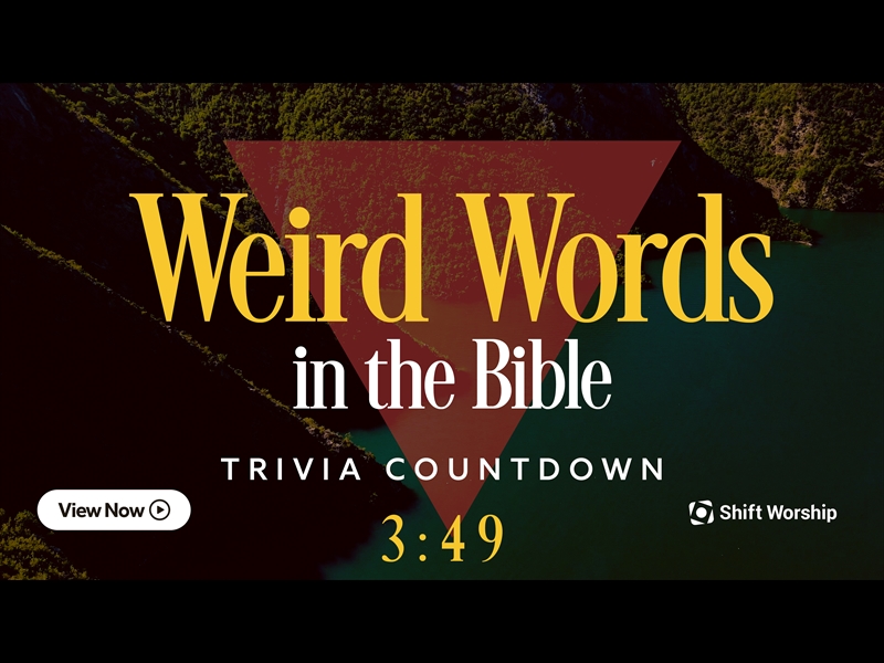 Weird Words Trivia Countdown | Shift Worship | WorshipHouse Media