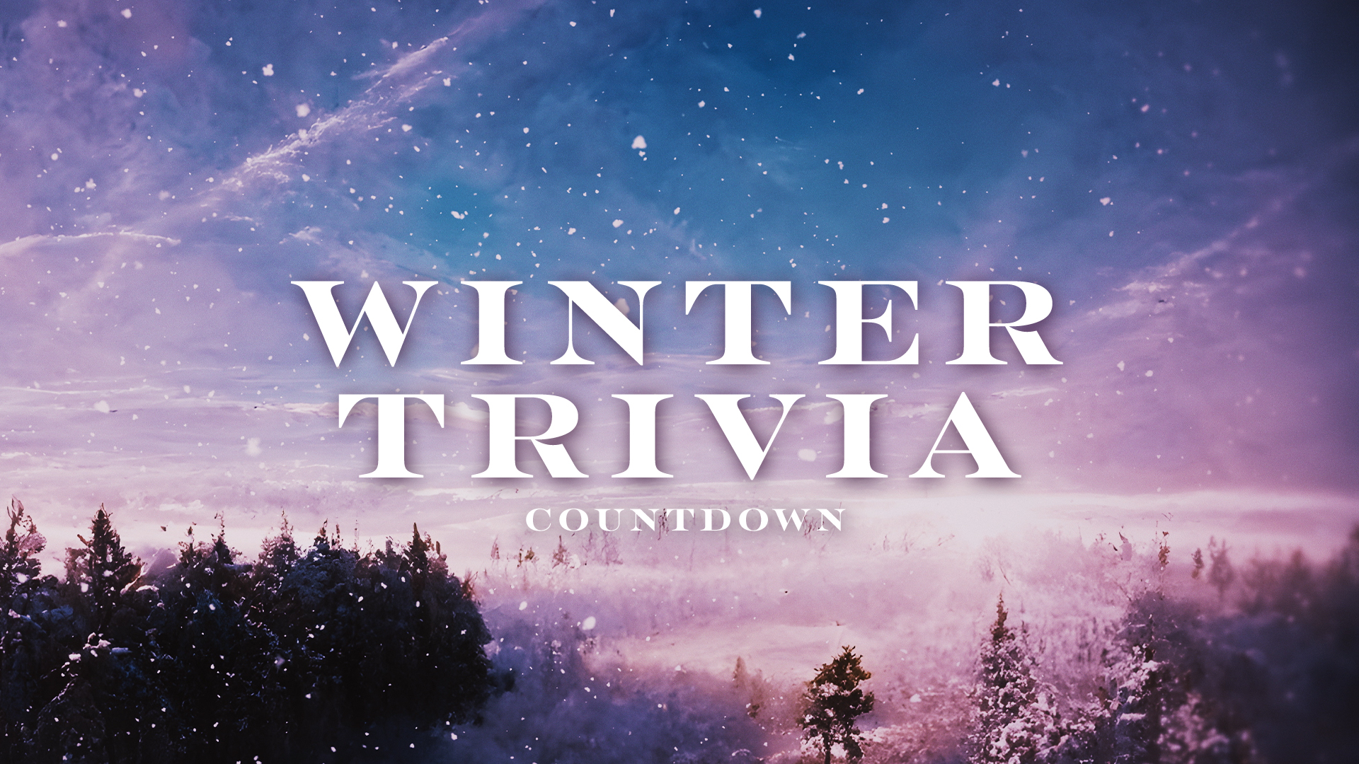 Winter Trivia Countdown | Shift Worship | Playback Media Store