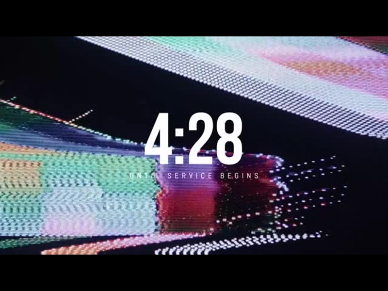 Crt Bad Signal Countdown | Visual Church | WorshipHouse Media