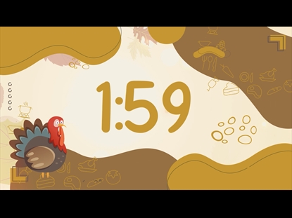 Don't Be A Turkey Thanksgiving Countdown | Yancy Ministries ...