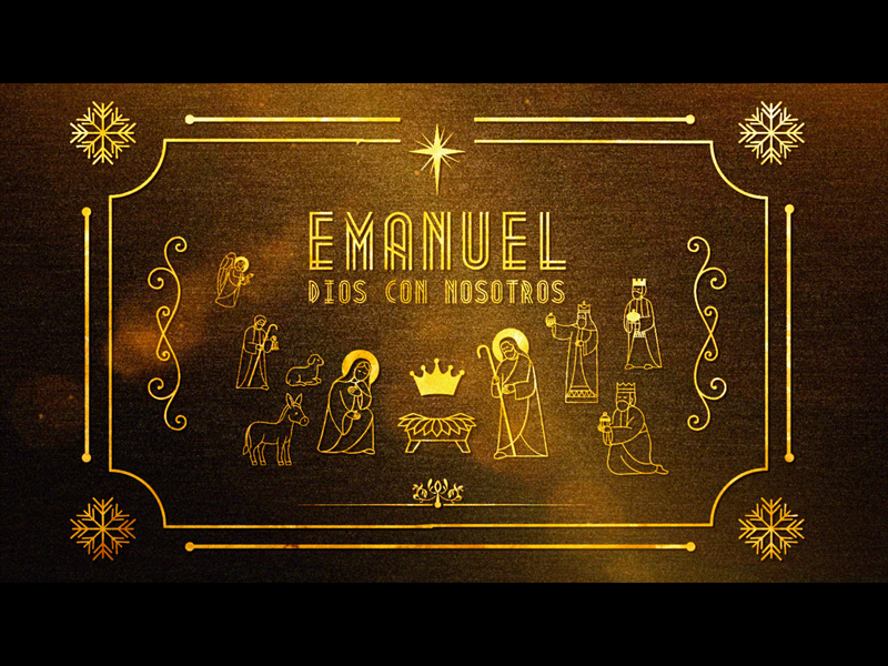 Emanuel, Dios Con Nosotros - Intro Navidad | Blessed Church Media ...