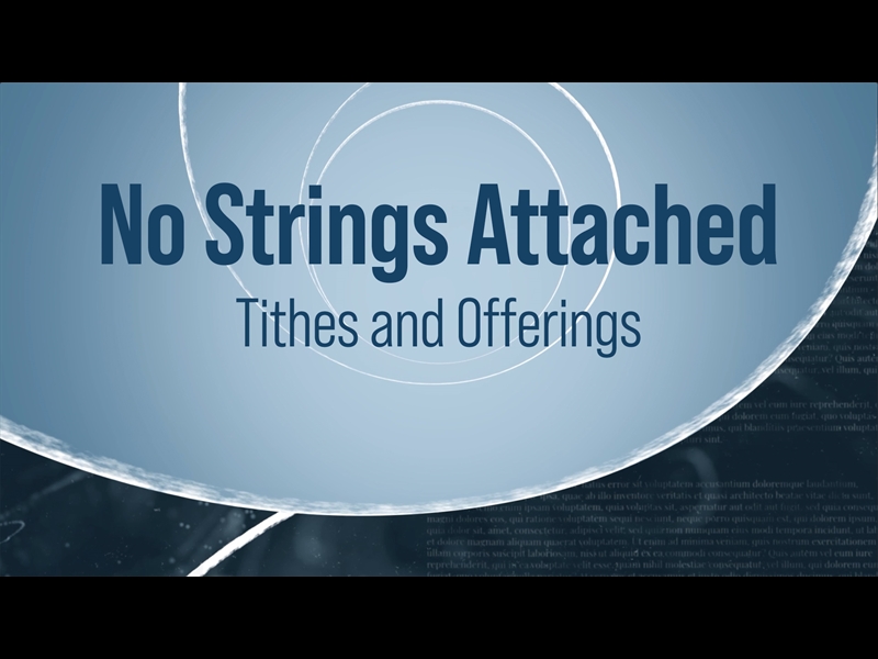 No Strings Attached | Creative Media Solutions | WorshipHouse Media