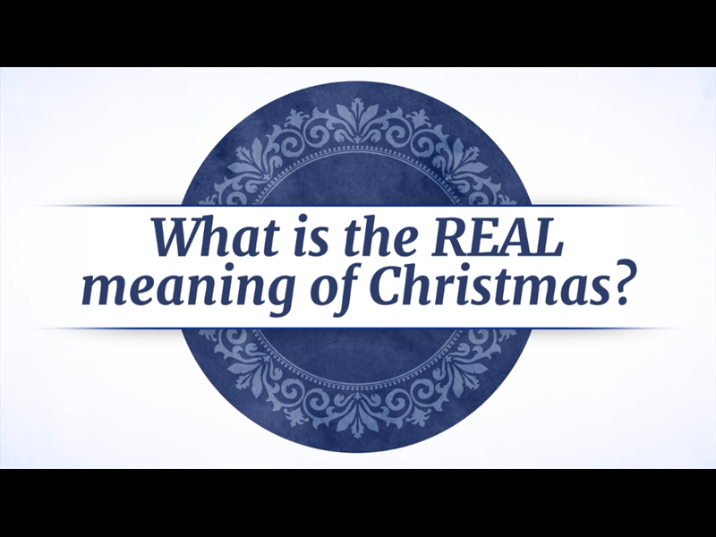 Real Meaning Of Christmas | Creative Media Solutions | WorshipHouse Media