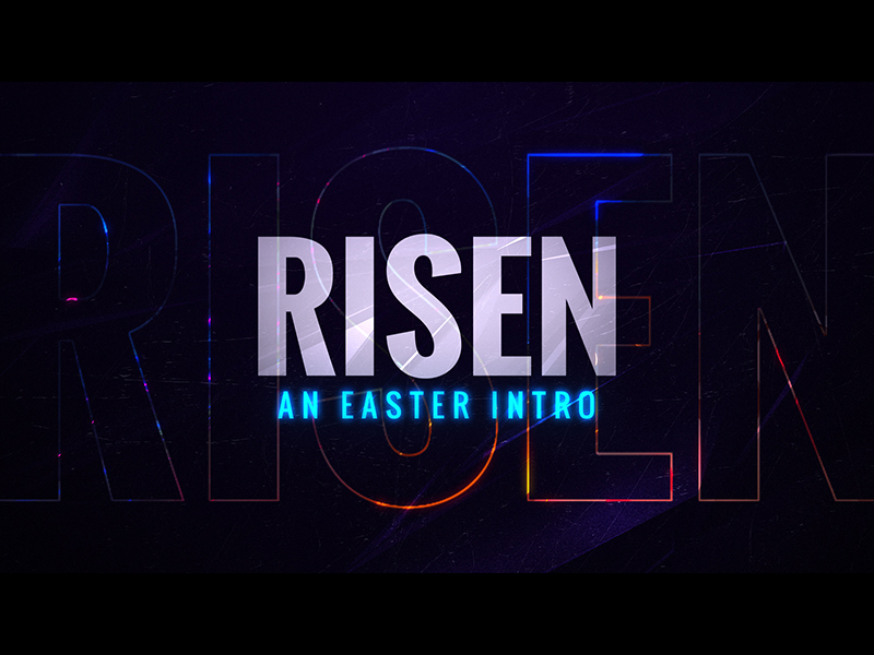 Risen Easter Intro | Freebridge Media | WorshipHouse Media