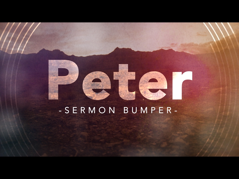 Peter - An Easter Sermon Bumper | Floodgate Productions | WorshipHouse ...