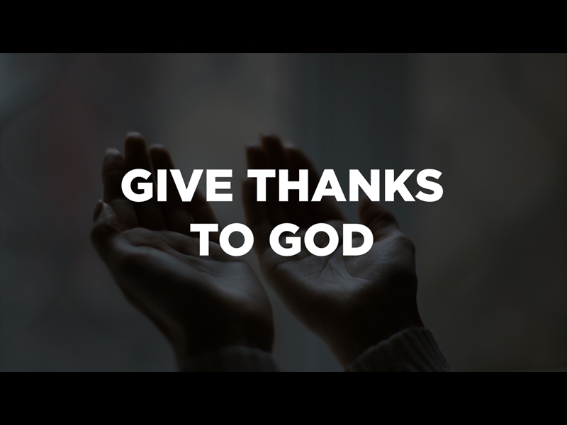 Give Thanks To God | Church Fuel | WorshipHouse Media