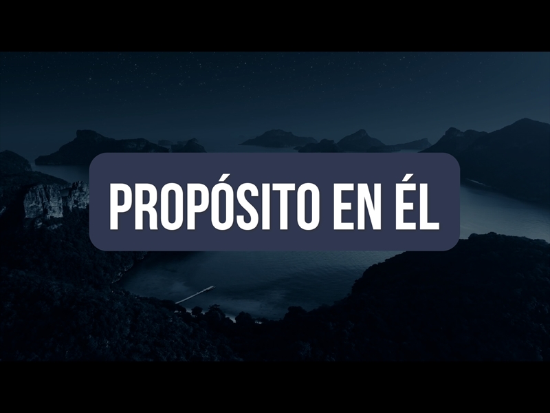Propósito En E´L | Church Fuel | WorshipHouse Media