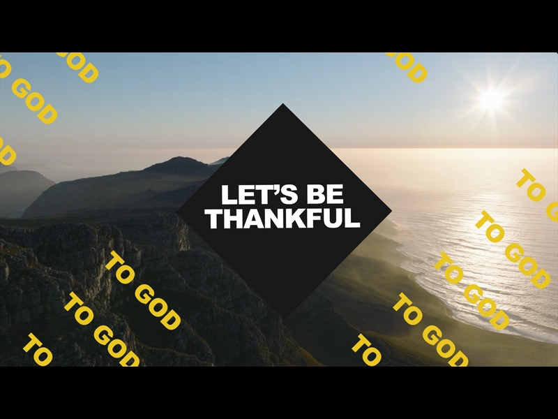 Let's Be Thankful | Worship Media Girl | WorshipHouse Media