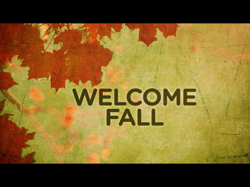 Welcome Fall | Worship Media Girl | WorshipHouse Media