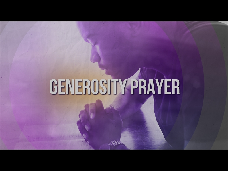 Generosity Prayer | Hyper Pixels Media | WorshipHouse Media