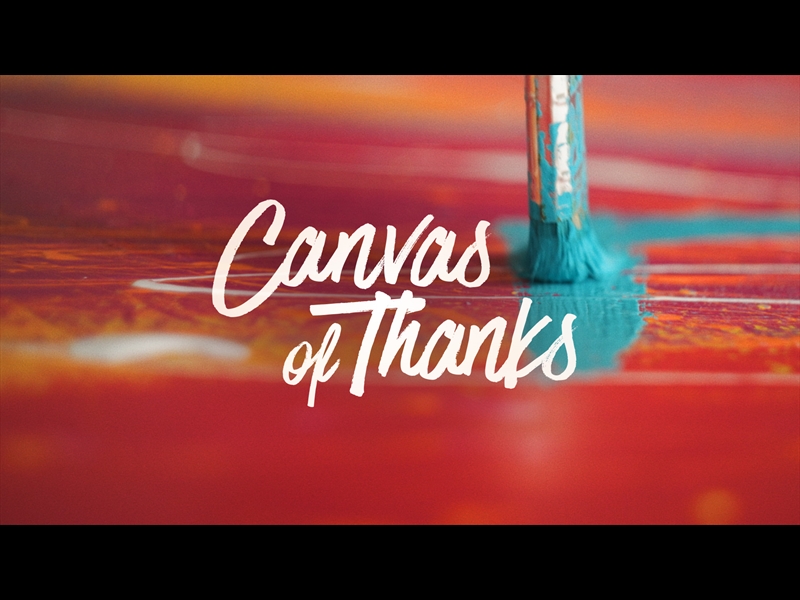 Canvas Of Thanks | Motion Worship | WorshipHouse Media