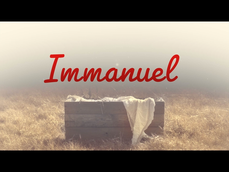 Immanuel God With Us | Now i See Media | WorshipHouse Media